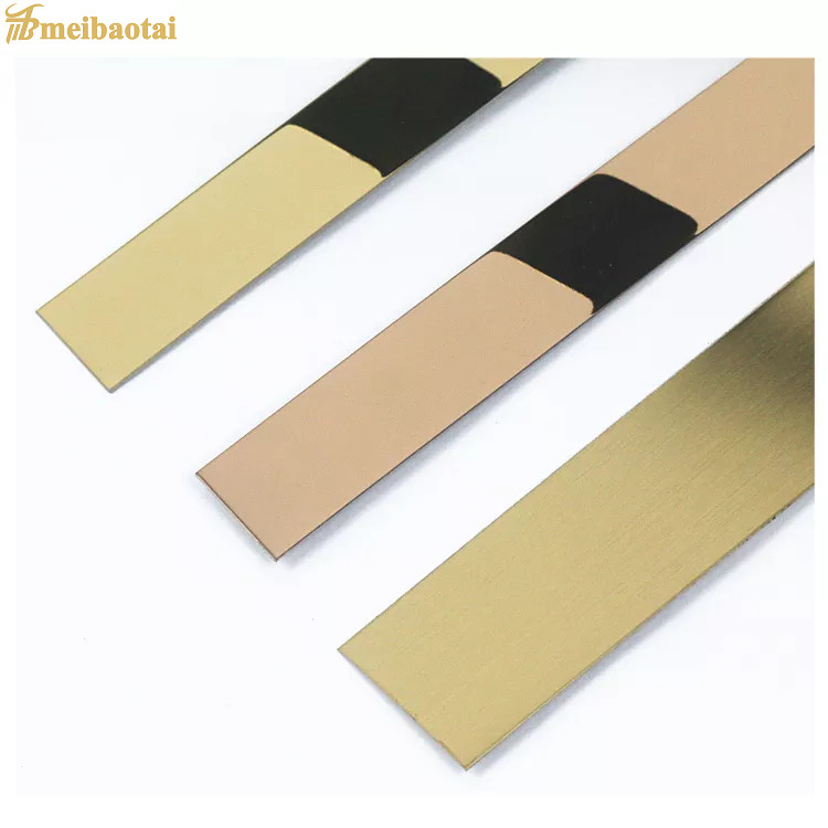 Mirror Decorative 12mm Stainless Steel Tactile Strips Anti Finger Print